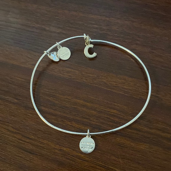 Alex and Ani | Jewelry | Alex And Ani C Initial Charm Bracelet | Poshmark